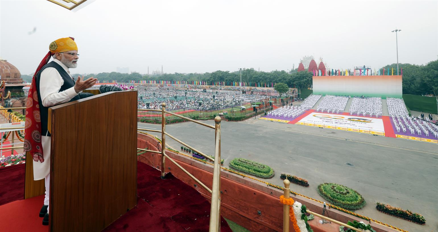 PM addressing the Nation on the occasion of 77th Independence Day from ...