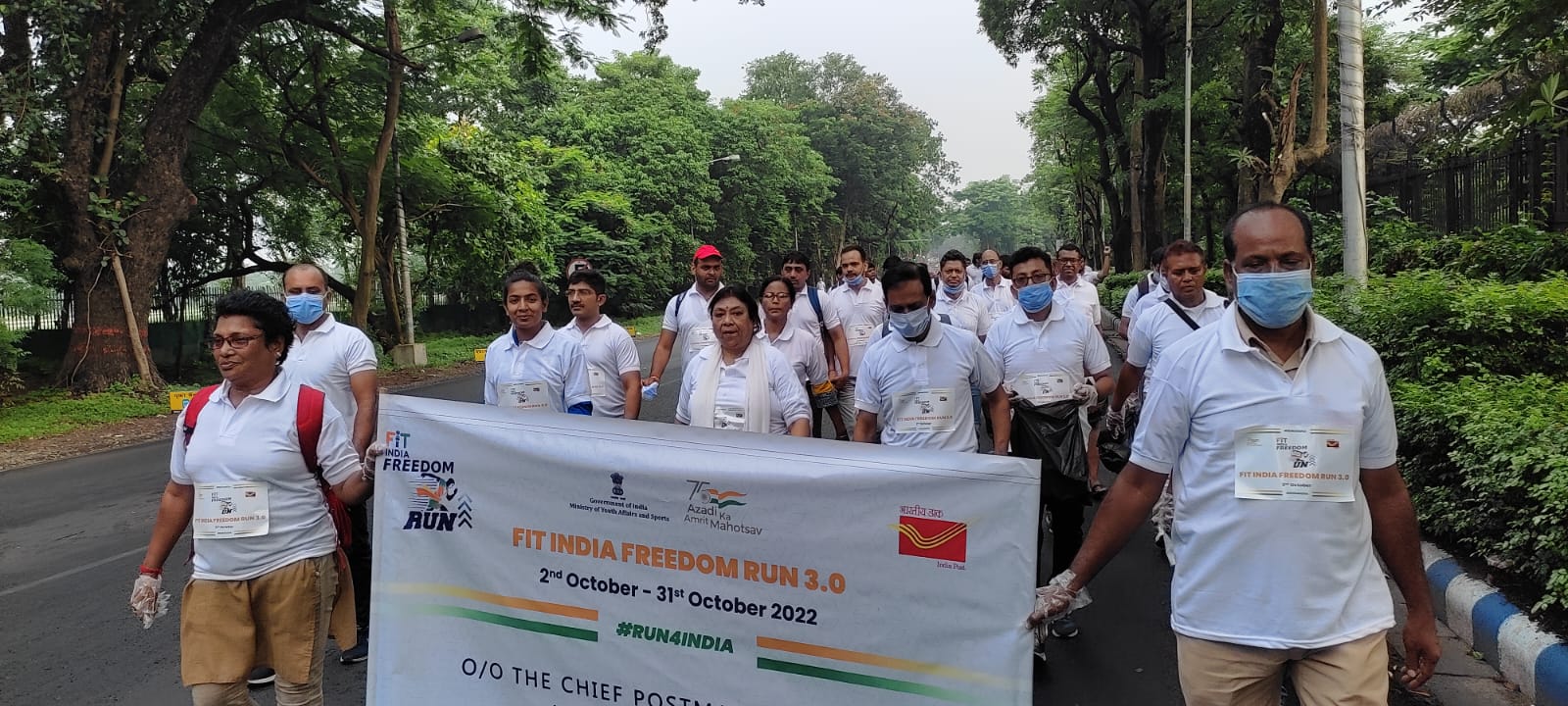 India Post participates in Fit India Freedom Run 3.0