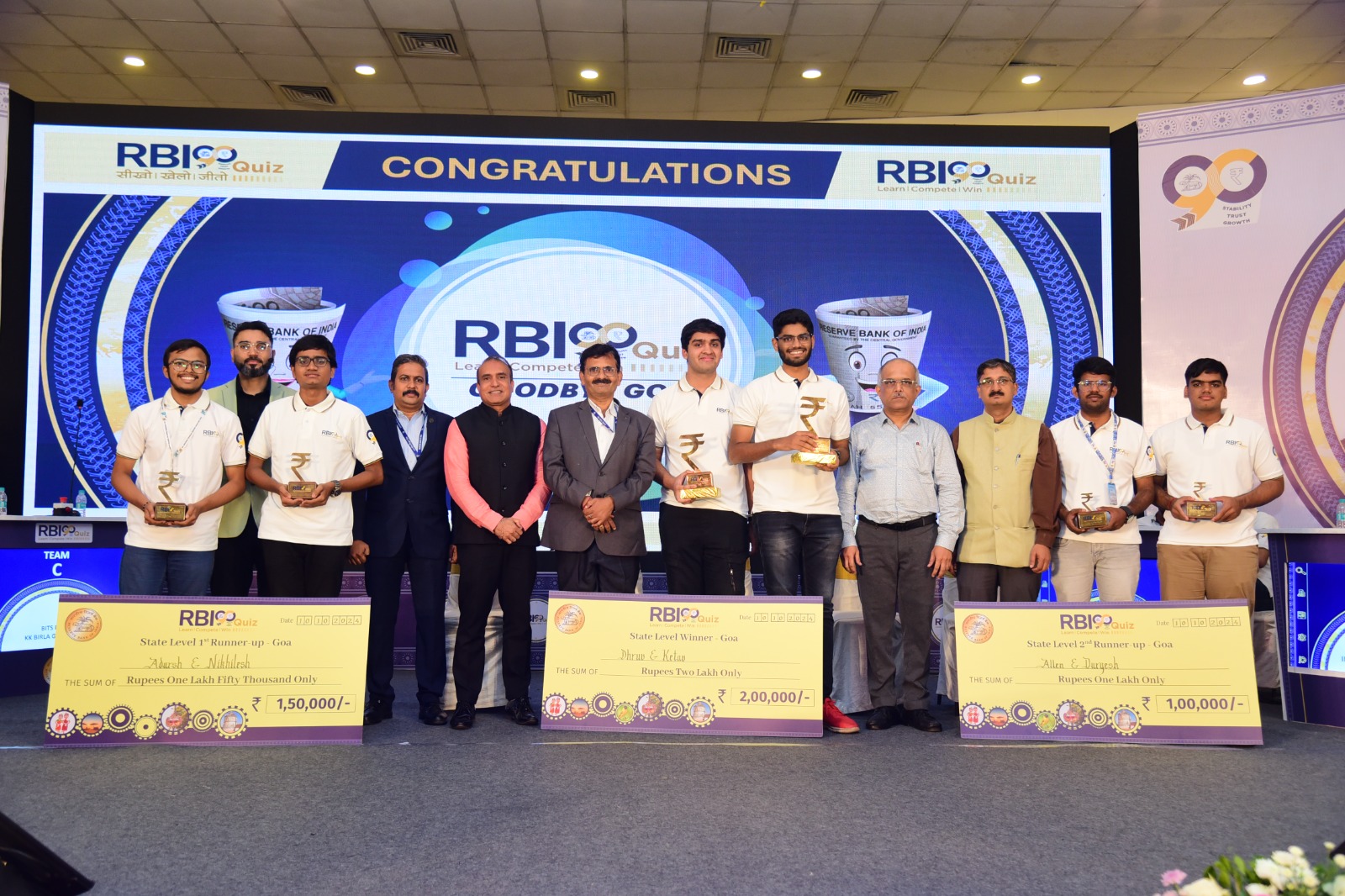 BITS Pilani Goa emerges as winner in RBI90Quiz state-level round, to ...