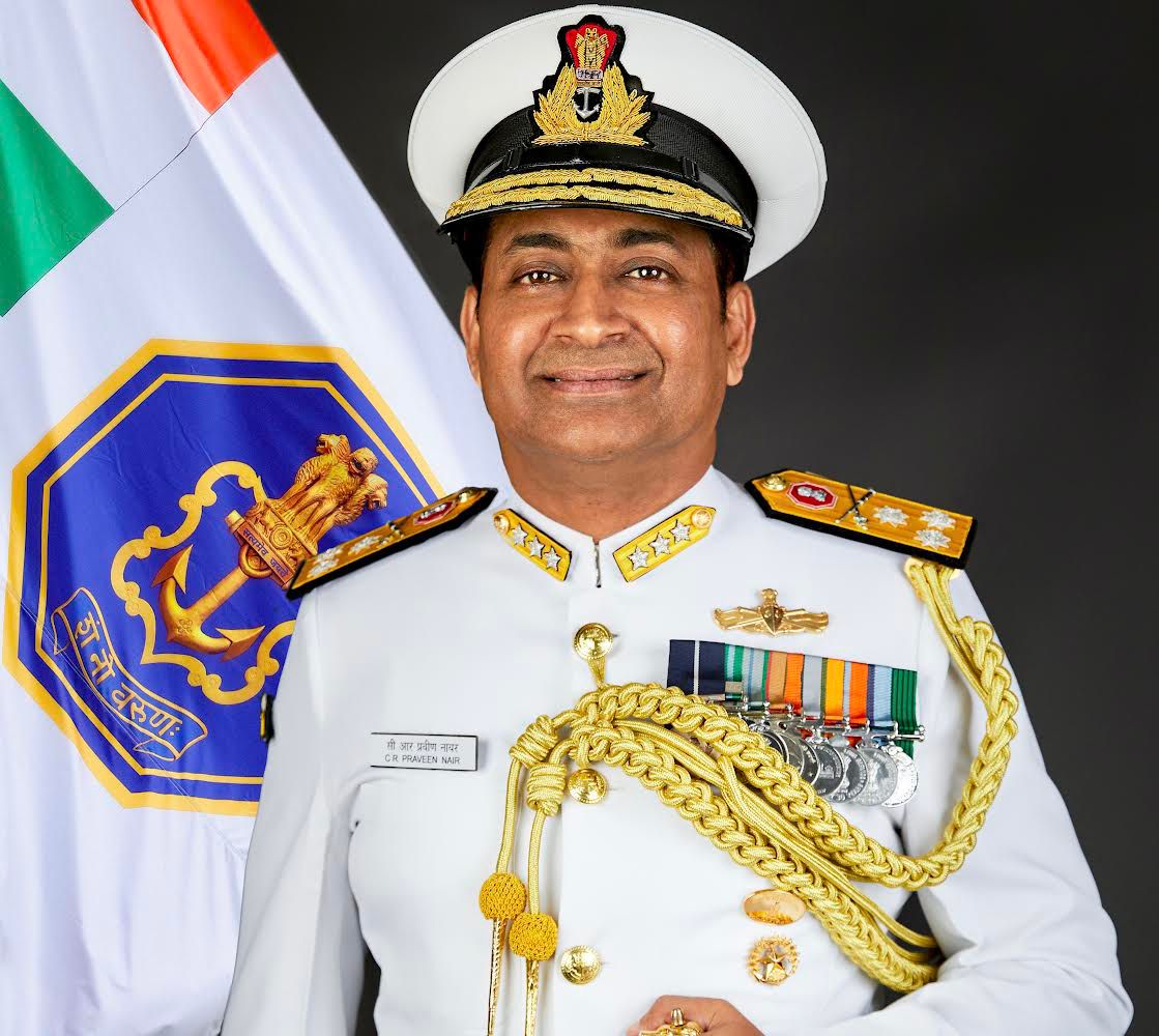 VICE ADMIRAL CR PRAVEEN NAIR NM TAKES OVER AS THE COMMANDANT INDIAN VICE ADMIRAL CR PRAVEEN NAIR NM TAKES OVER AS THE COMMANDANT INDIAN