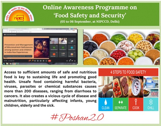 NIPCCD HQ organizes an online awareness programme on ‘Food Safety and ...